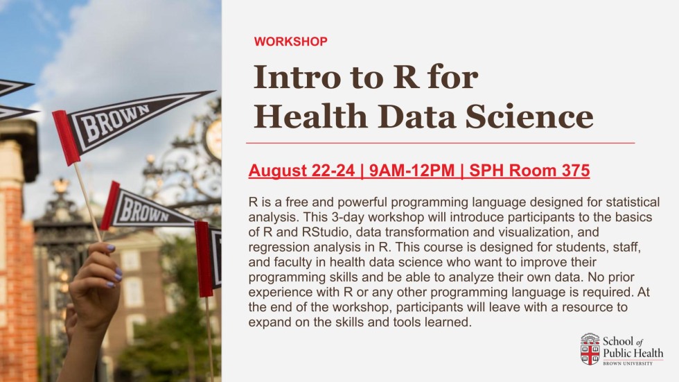 Alice Paul wrote book titled “Health Data Science in R” | Biostatistics ...